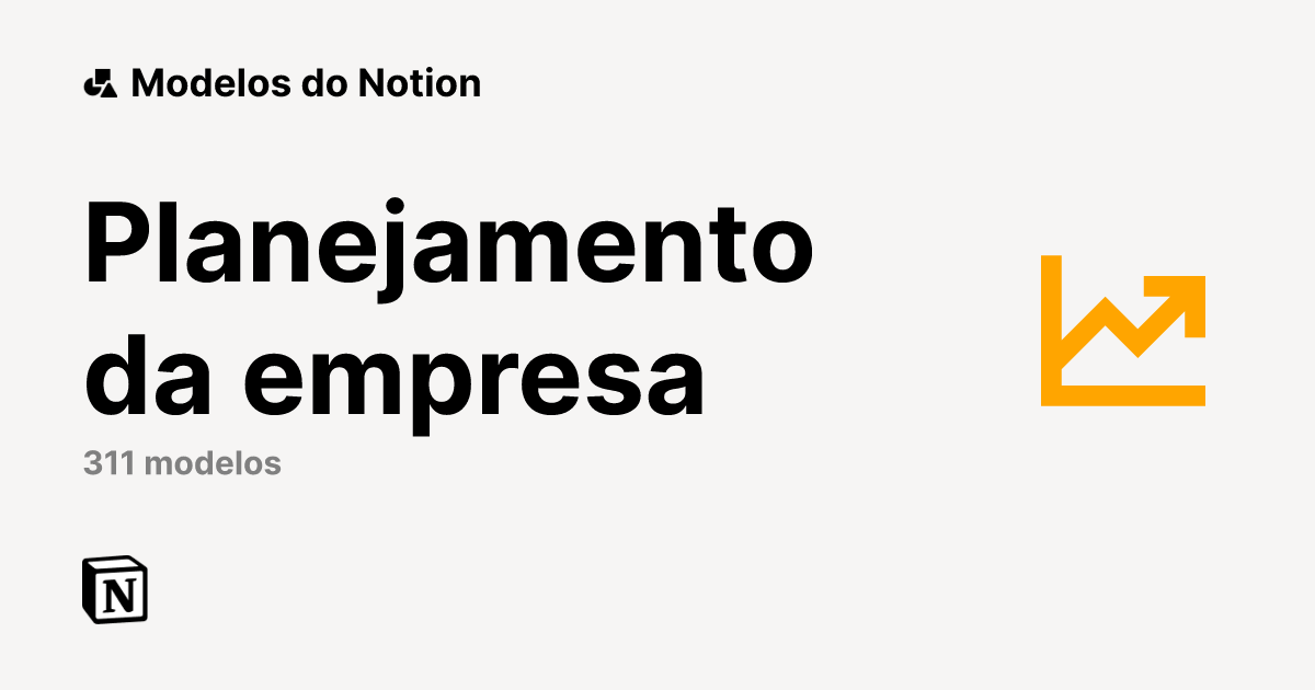 Melhores modelos para Planejamento da empresa do Notion | Marketplace do Notion