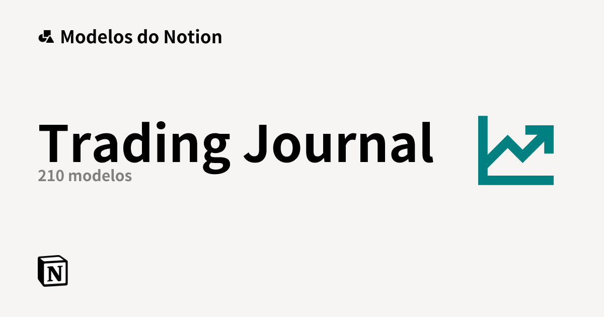 Melhores modelos para Trading Journal do Notion | Marketplace do Notion