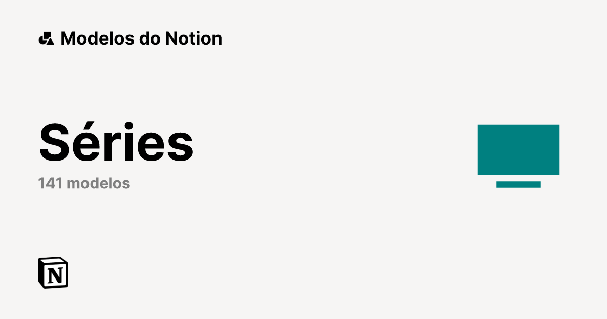 Melhores modelos para Séries do Notion | Marketplace do Notion