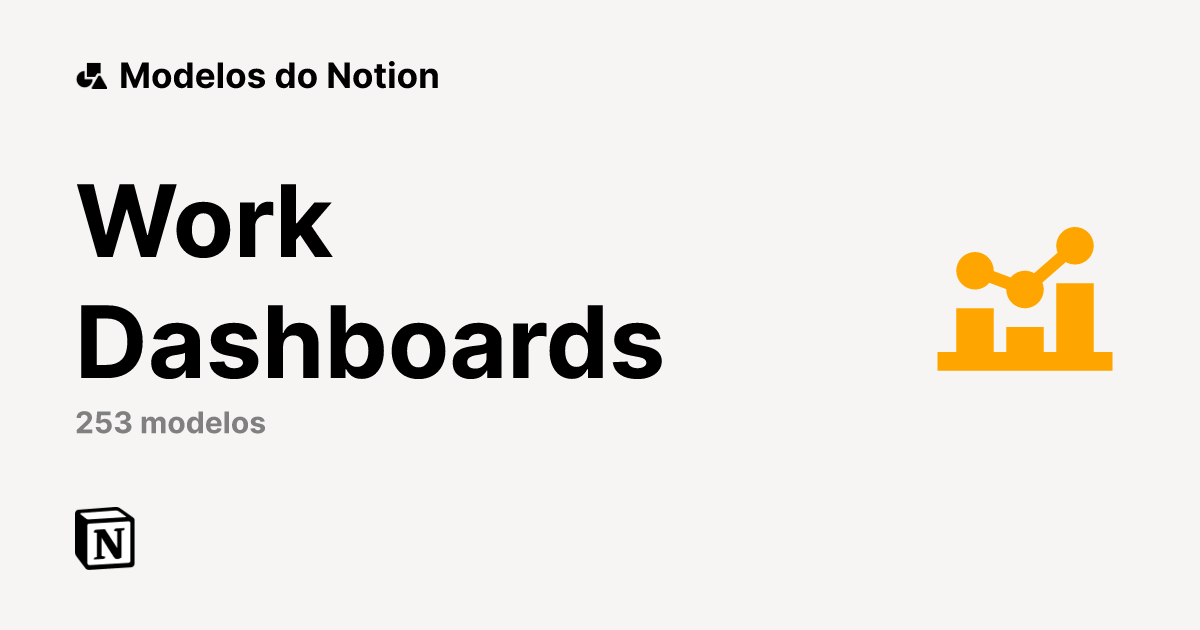 Modelos grátis para Work Dashboards do Notion | Marketplace do Notion