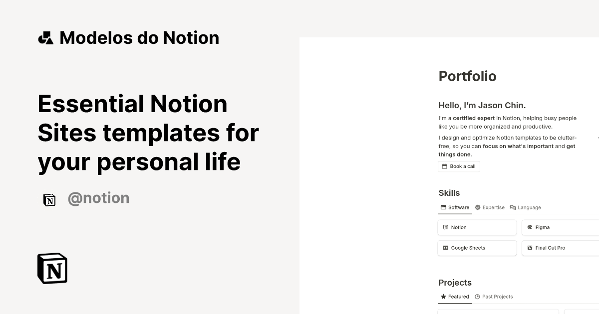 Essential Notion Sites templates for your personal life | Marketplace ...