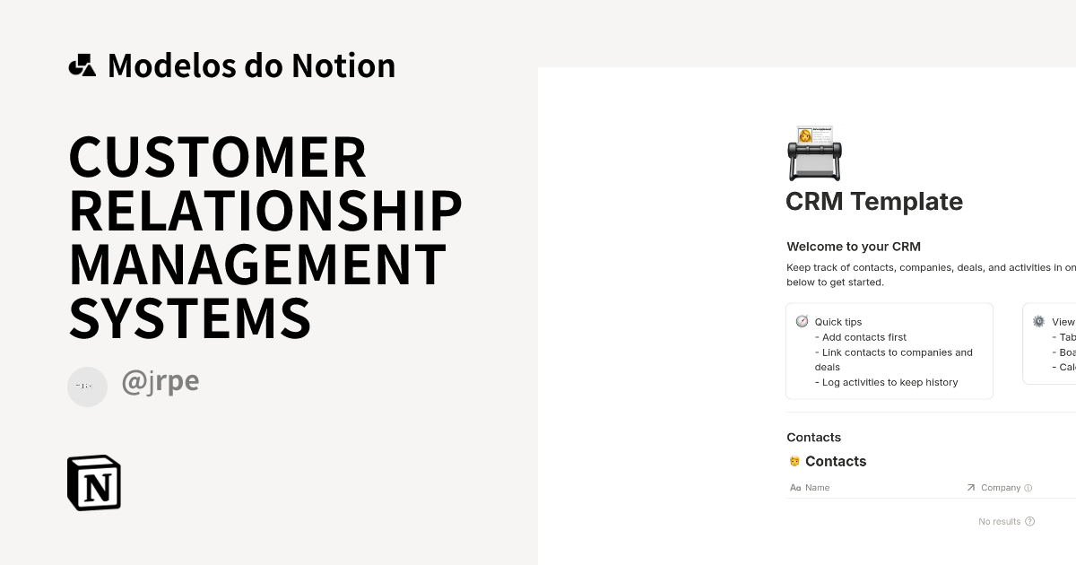 CUSTOMER RELATIONSHIP MANAGEMENT SYSTEMS Modelo por Jrpe | Marketplace ...