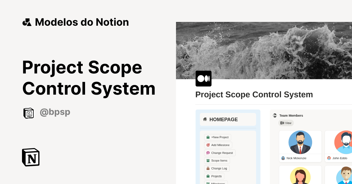 Project Scope Control System Modelo por BluePrint Strategy Partners ...