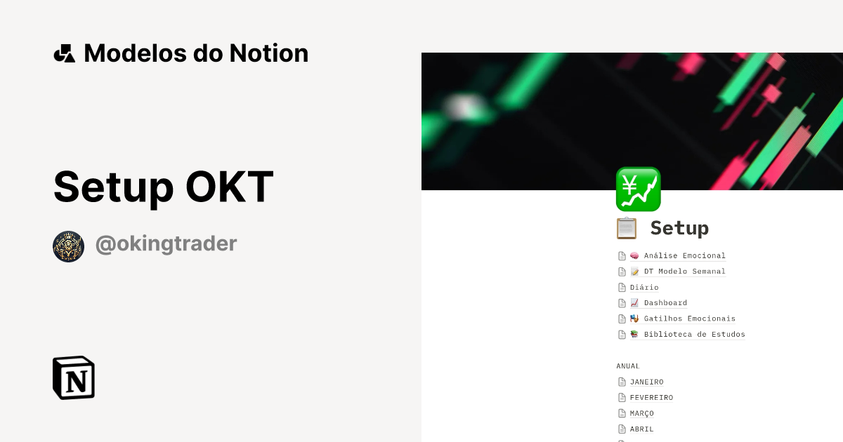 Modelo Setup OKT | Marketplace do Notion