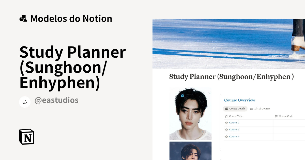 Study Planner (Sunghoon/Enhyphen) Modelo por EA Studios | Marketplace ...