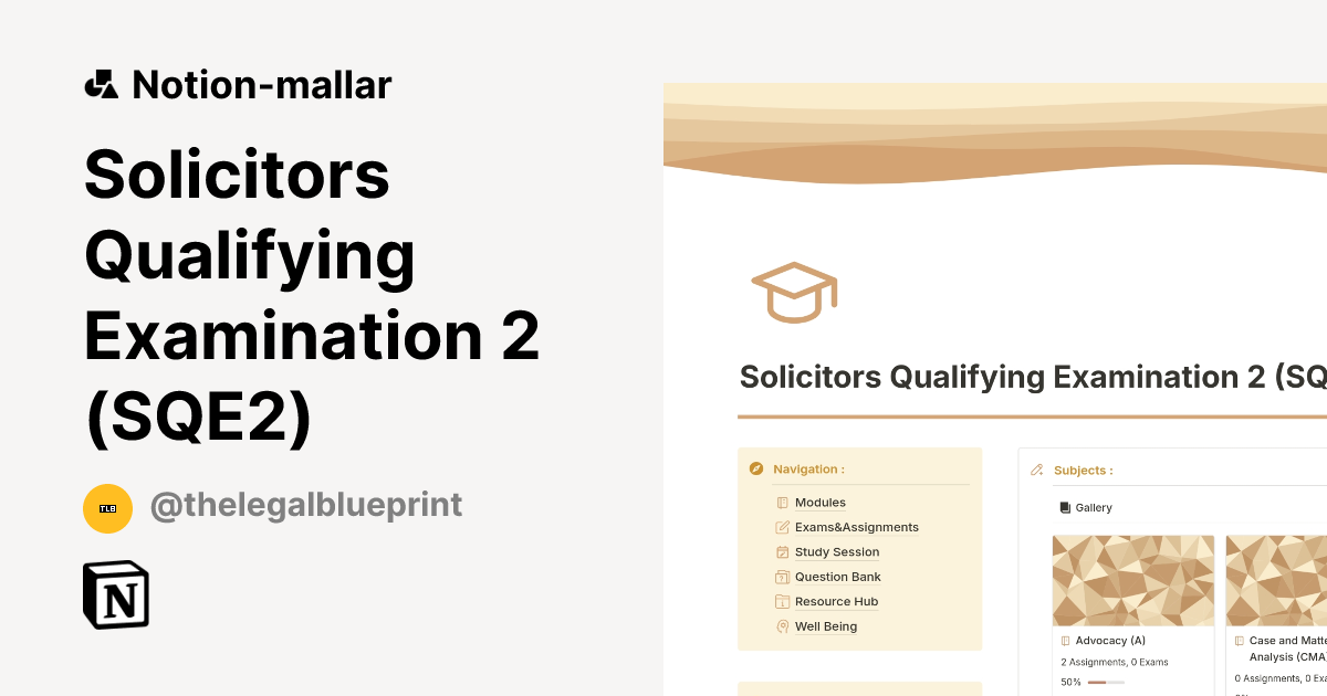 Solicitors Qualifying Examination 2 (SQE2) Mall efter The Legal ...