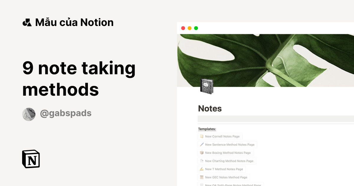 9 note taking methods Mẫu do ~ aesthetic useful templates ~ tạo | Thị ...