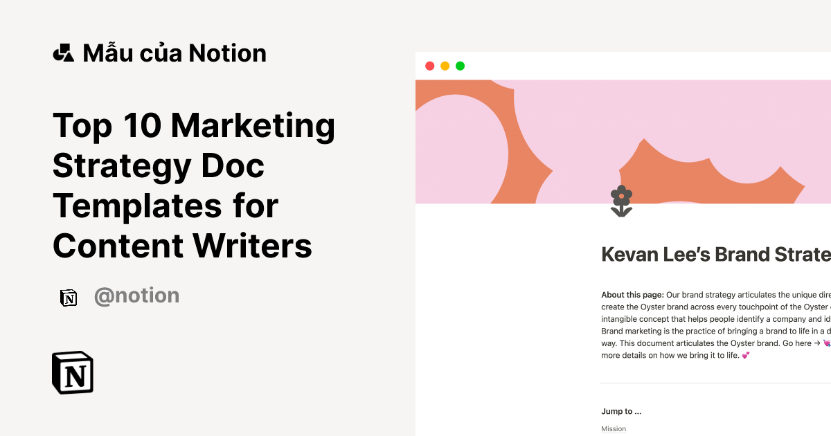 Top 10 Marketing Strategy Doc Templates for Content Writers | Thị ...