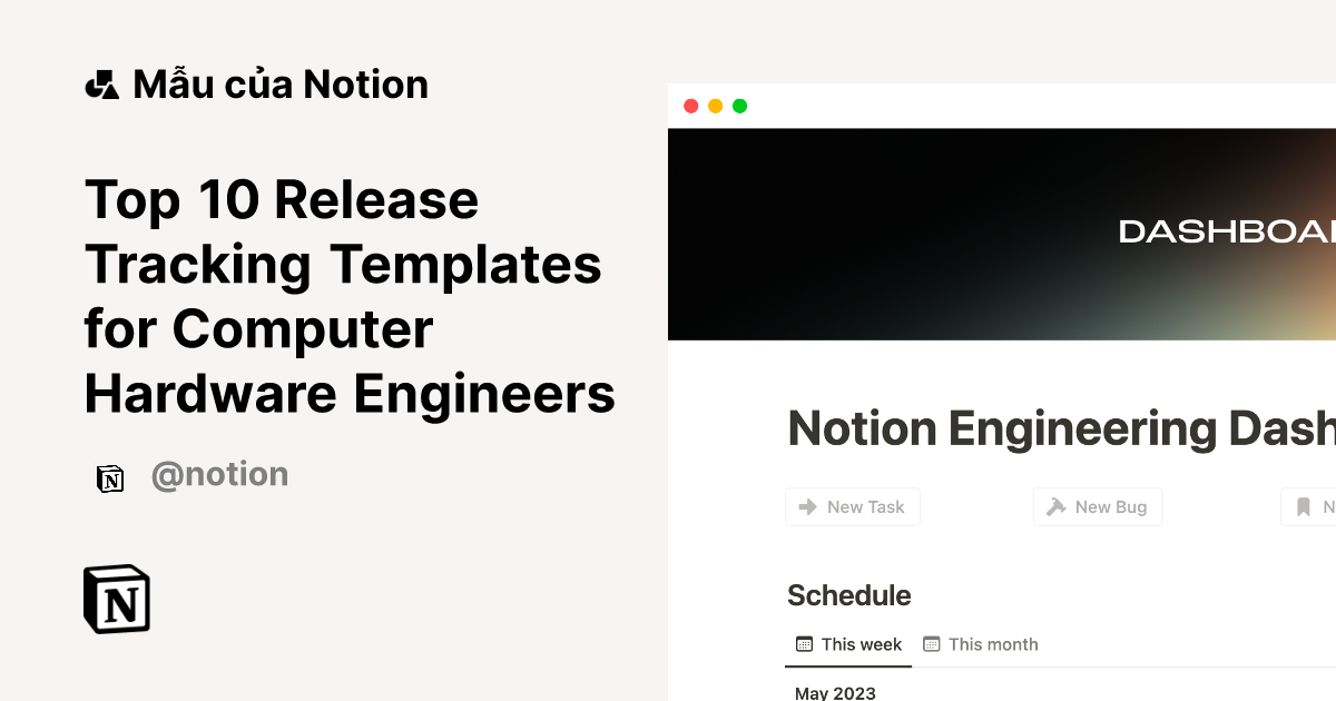 Top 10 Release Tracking Templates for Computer Hardware Engineers | Thị ...