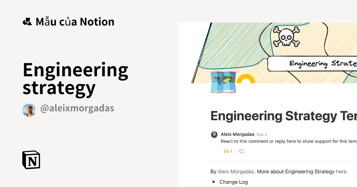 Mẫu Engineering strategy | Thị trường Notion