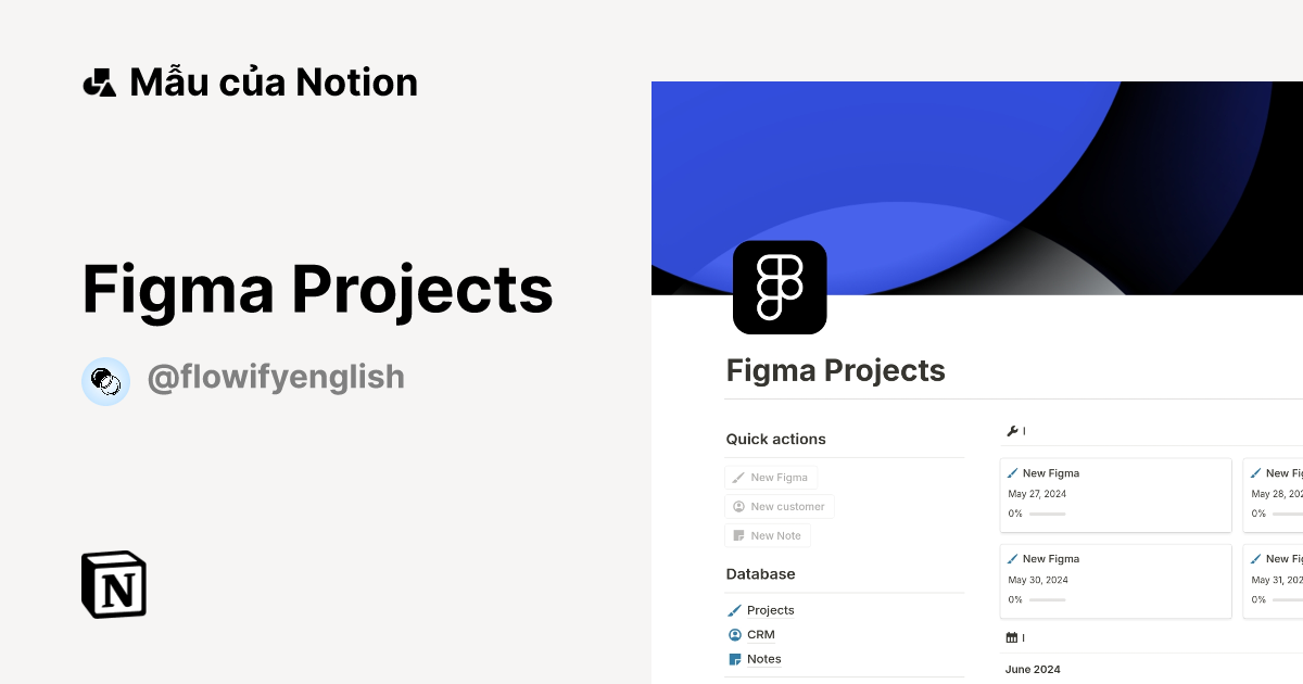 Mẫu Figma Projects | Thị trường Notion
