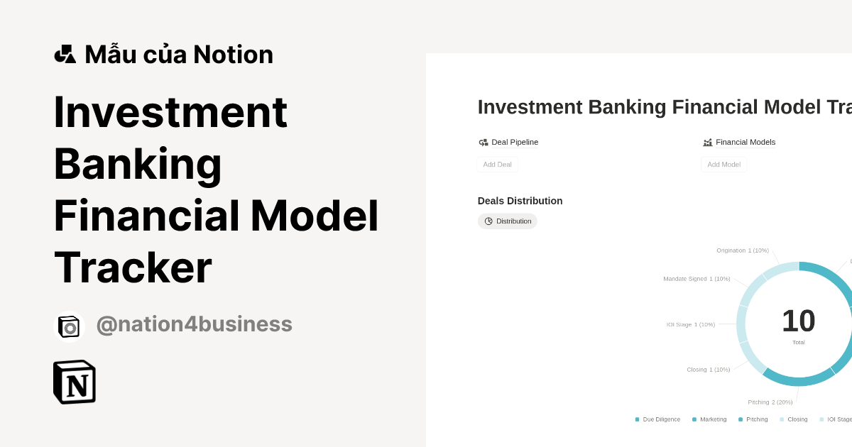 Investment Banking Financial Model Tracker Mẫu do Nation4Business tạo ...