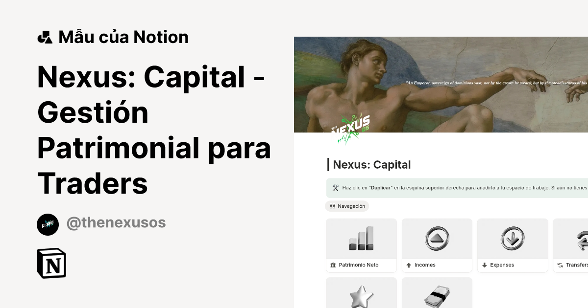 Nexus: Capital - Gestión Patrimonial para Traders Mẫu do The Nexus OS ...