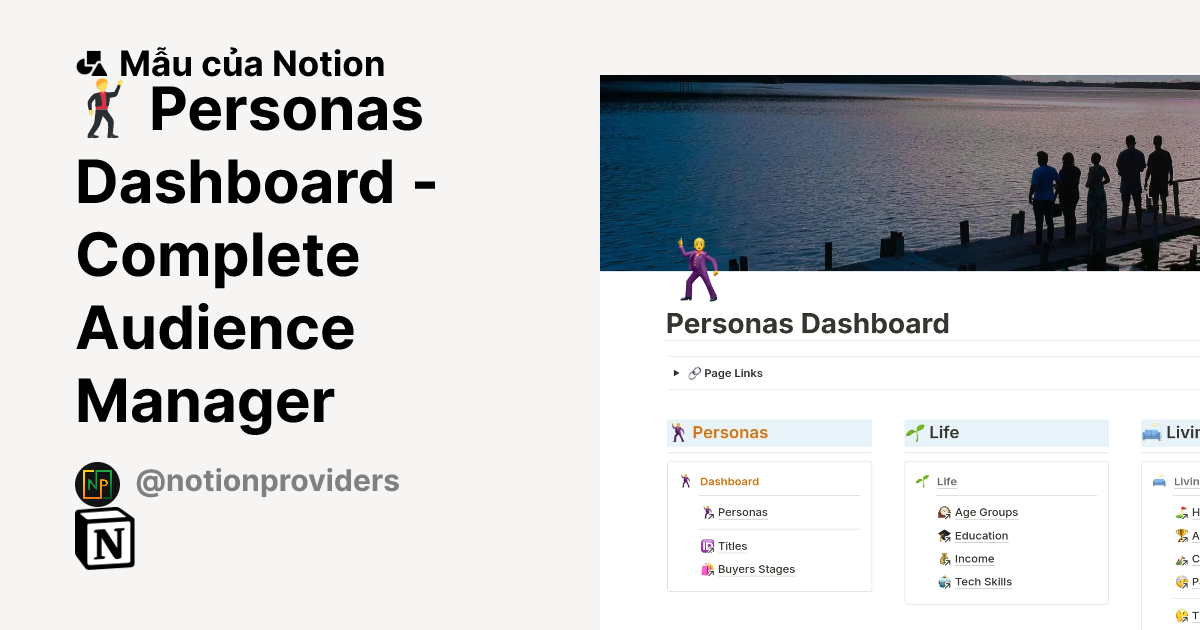 🕺 Personas Dashboard - Complete Audience Manager Mẫu do Bradley J ...