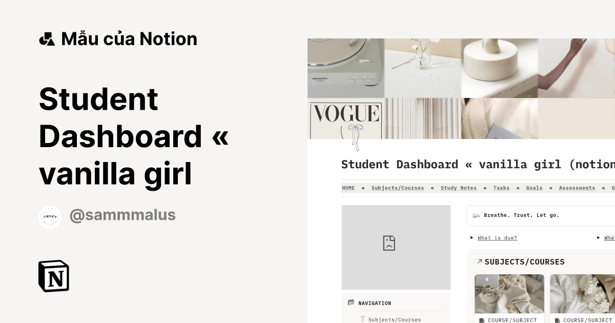 Student Dashboard « vanilla girl Mẫu do Auralign Templates tạo | Thị ...