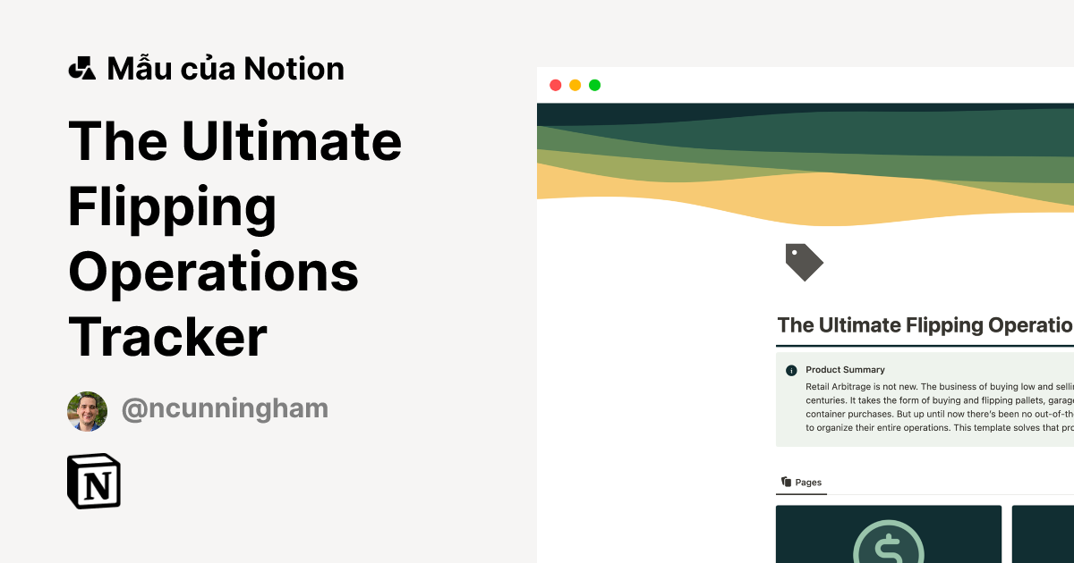 The Ultimate Flipping Operations Tracker Mẫu do Nathan Cunningham tạo ...