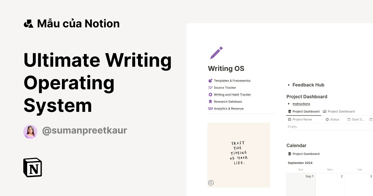 Ultimate Writing Operating System Mẫu do Kaur's Digital Creations tạo ...