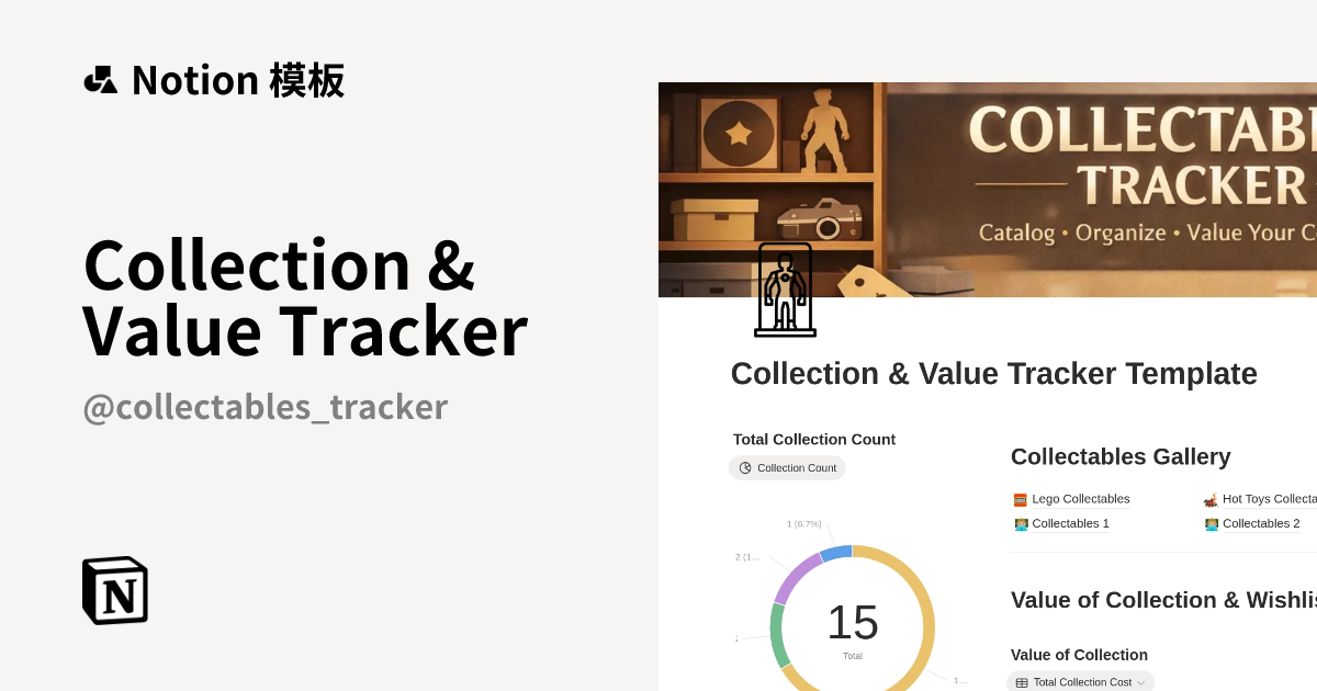 Collection & Value Tracker 模板 | Notion 市集