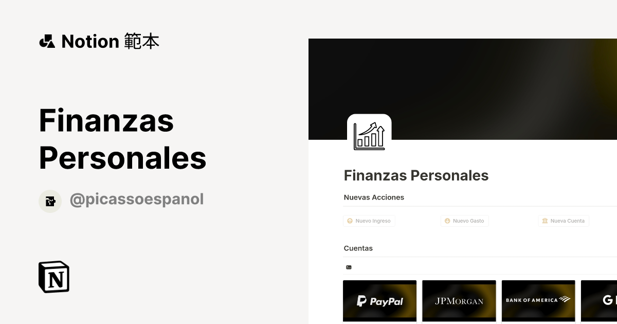 Finanzas Personales 範本 | Notion Marketplace